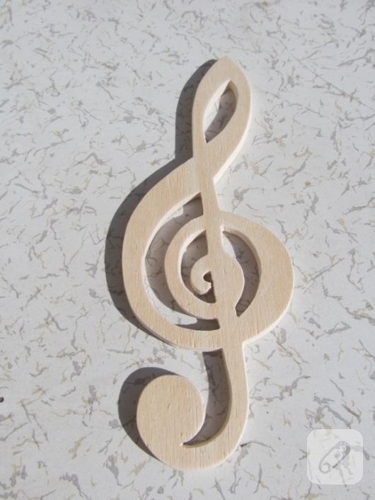 Ahşap sol anahtarı – 10marifet.org